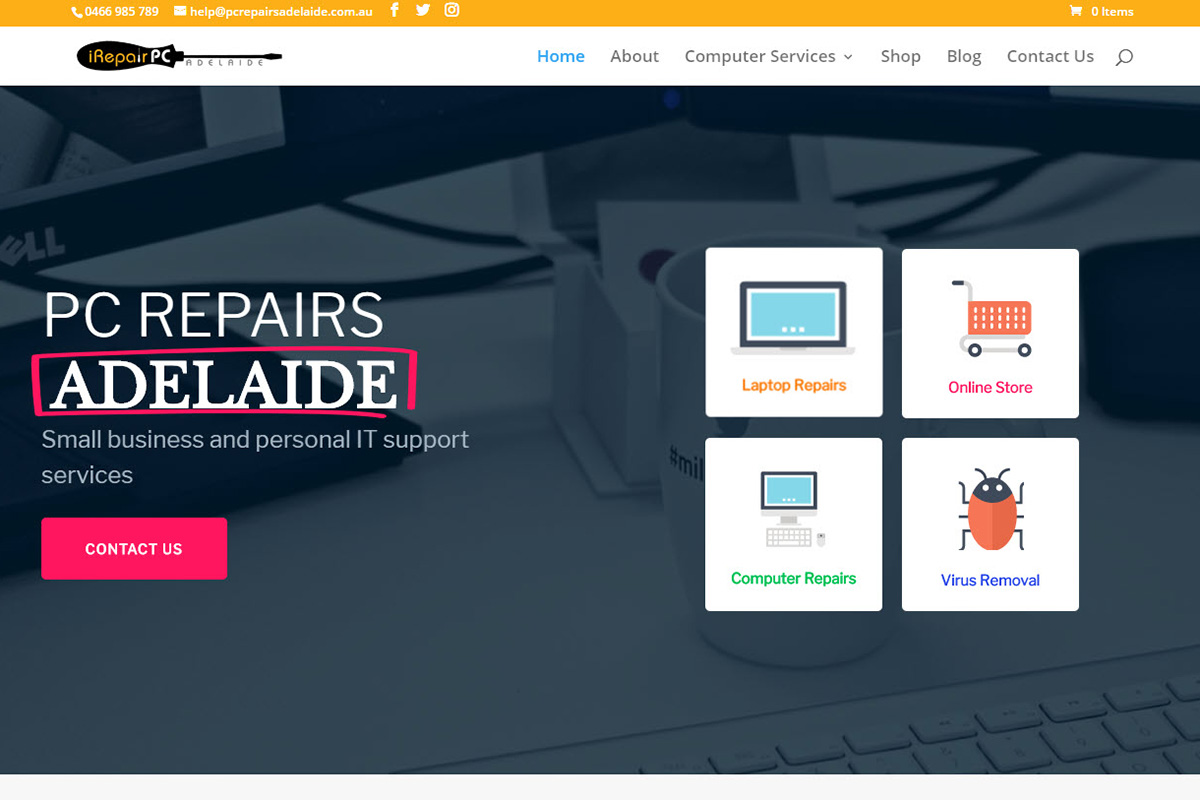 PC Repairs Adelaide - Web Design Adelaide